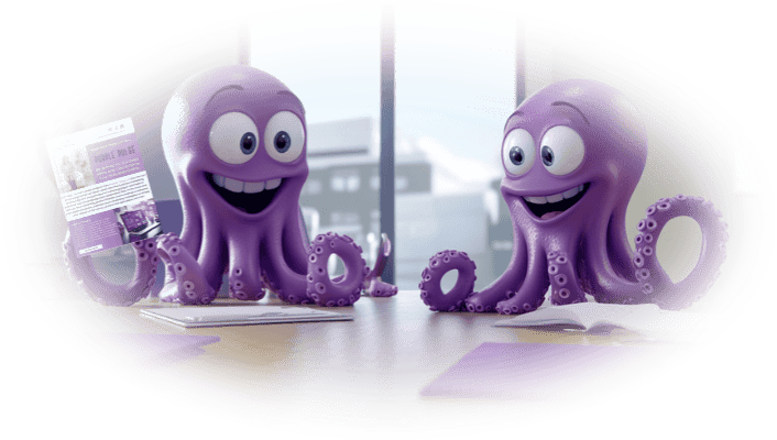 Purple Octopus- An independent creative marketing agency helping business owners thrive through ...